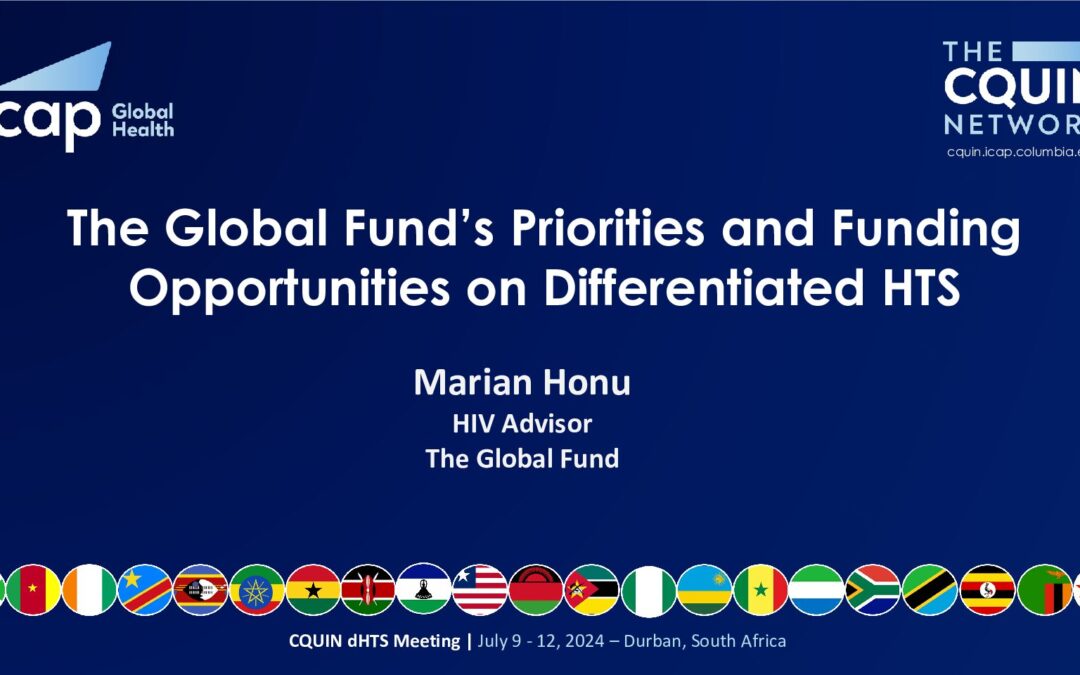 Download Slides > | CQUIN